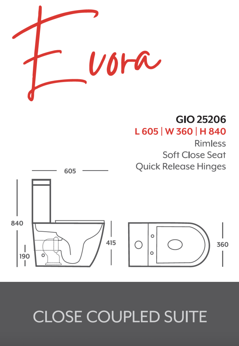 Evora CC Suite | Gio Plumbing
